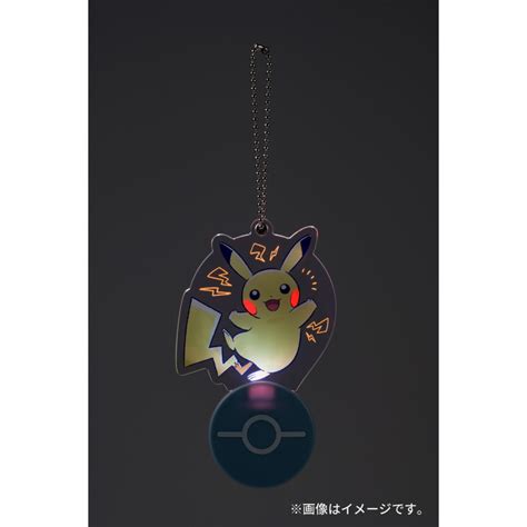 Acrylic Keychain Shining Pikachu Pokémon Center Tokyo Bay R Meccha Japan