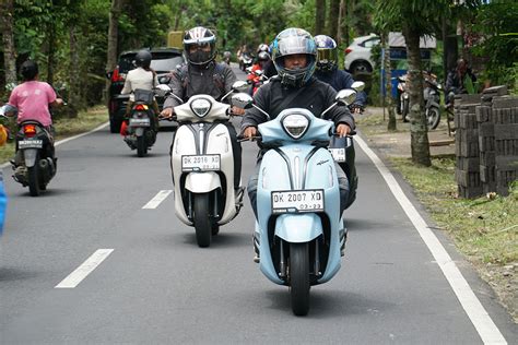 Tinggi Badan Cm Naik Yamaha Grand Filano MOTOBLAST