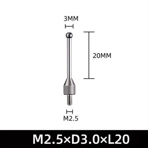 1pc Micrometer Probe Thread Indicator Extension Rod Multimeter Test