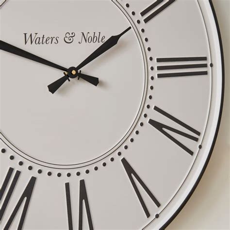 Metal Embossed Clock 70cm Dunelm