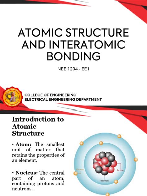 Atomic Structure And Interatomic Bonding Pdf