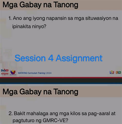 Mga Gabay Na Tanong 1 Ano Ang Iyong Napansin StudyX