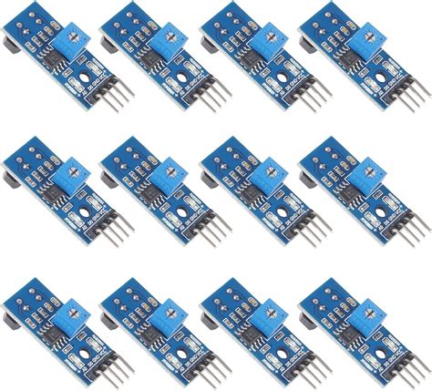 12 Stück Tcrt5000 Reflektierende Ir Lichtschranke Optisch Sensor Modul