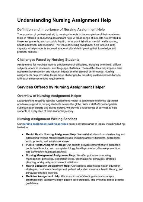 Ppt Online Nursing Assignment Help In The Uk Powerpoint Presentation