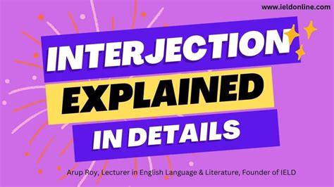 Interjection Explained In Details
