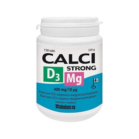 Calci Strong (Кальций Стронг) Магний + Витамин D3 - Vitabalans Oy