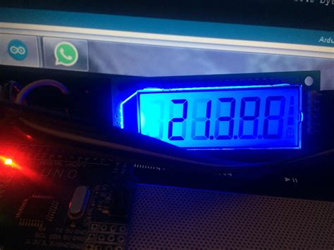arduino tehniq 6 digit 7 segment ht1621 lcd display module with arduino