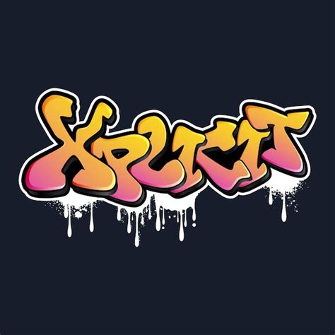 Premium Vector Graffiti Lettering Typography Art Illustration