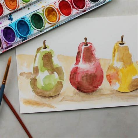How To Draw A Pear Step By Step Artlooklearn Com