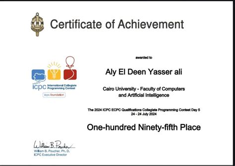 Aly Elbadry On Linkedin Ecpc Programming Coding