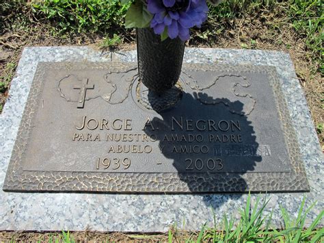Jorge A Negron 1939 2003 Find A Grave Memorial