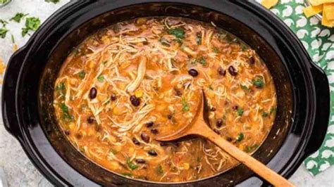 Slow Cooker Chicken Tortilla Soup Recipe Diy Joy