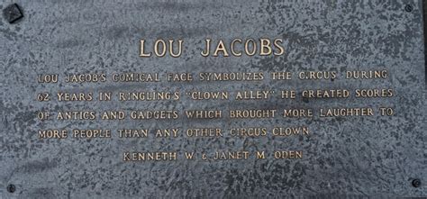Lou Jacobs The Circus Ring Of Fame
