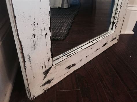 Farmhouse Mirror Full Length Mirror Custom Rustic Designs Etsy