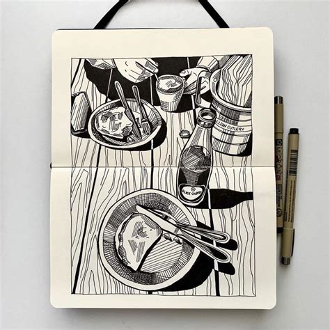 Maria Levina On Instagram 🥧 Art Diary Sketchbook Art Journal