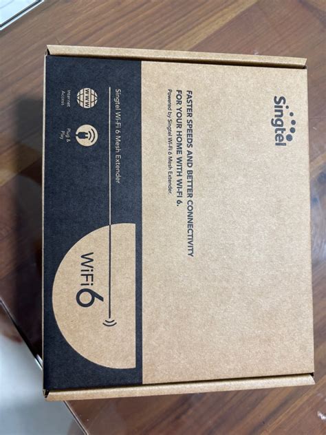 BNIB Singtel Wi Fi 6 Mesh Extender Computers Tech Parts Accessories Networking On Carousell