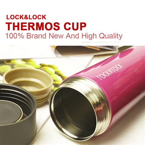 พร้อมส่งกระบอกน้ำ Lockandlock กระบอกน้ำสูญญากาศเก็บความร้อน เย็น ฝาแสตนเลส ความจุ 340ml