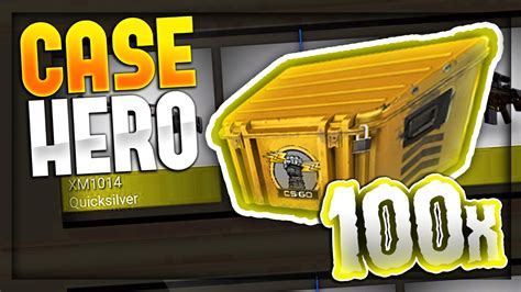 Csgo Case Hero 100 Glove Case Unboxing Cs Go Case Simulator Youtube