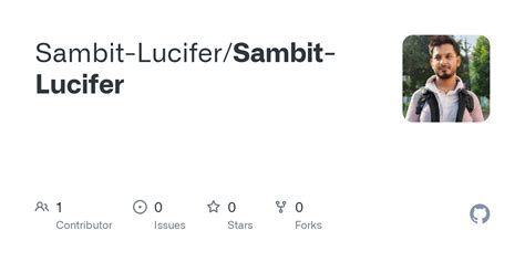 GitHub Sambit Lucifer Sambit Lucifer