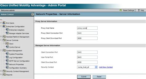 Cisco Unified Mobility Advantage Unable To Start CISCO MANAGED SERVER Service Cisco Community
