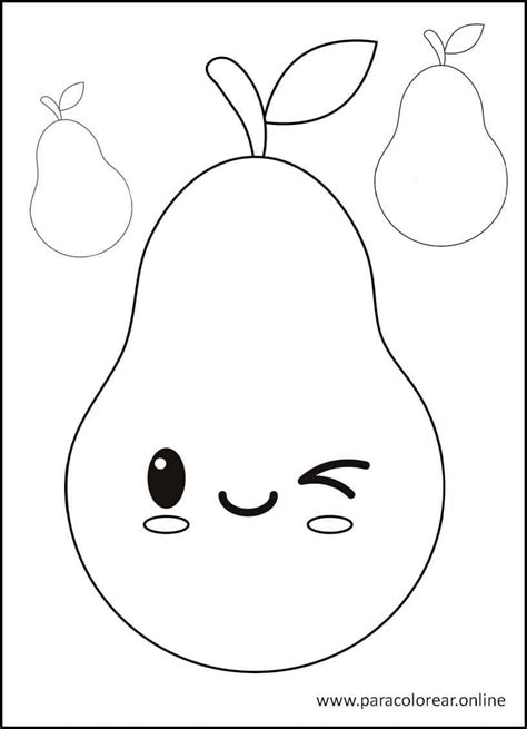 Dibujos Para Colorear De Frutas Para Imprimir Actividades Para Ninos Images