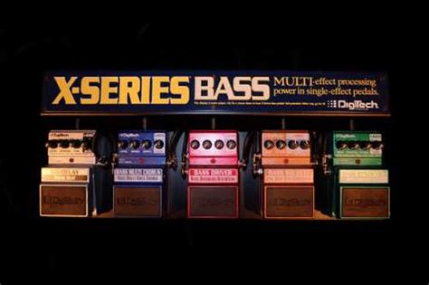 Digitech X Series Bass Pedal Rack With Multi Pedals Effects Vintage