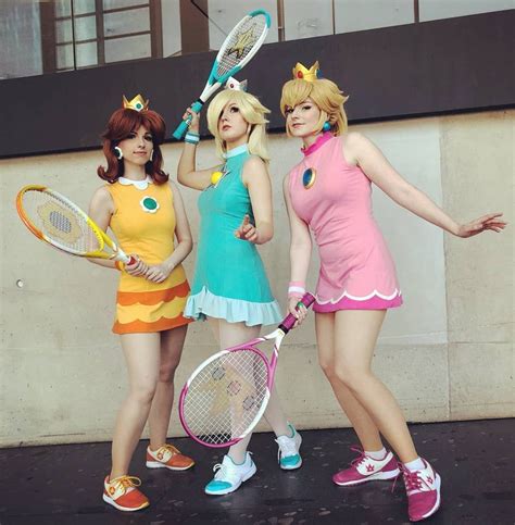 Princess Peach Daisy Rosalina Swimsuit Inspired Super