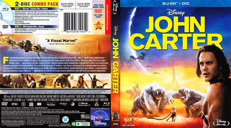 John Carter Movie Blu Ray Scanned Covers Carter DVD Covers