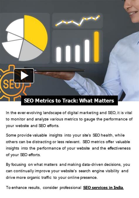 Ppt Seo Metrics To Track What Matters Powerpoint Presentation Free To Download Id 97ea7c