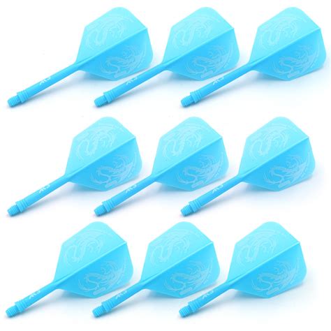 Cuesoul 3 Sets Integrated Dart Shaft And Flights Dart Shaft Length 21mm