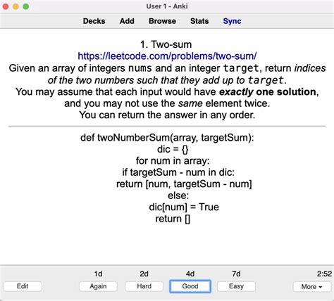 Never Forget Your Leetcode Solutions Using Anki Cards 🌟 Dev Community