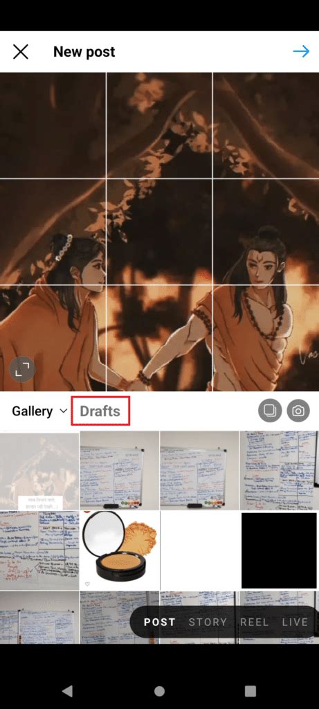 How To Delete Instagram Drafts Techcult
