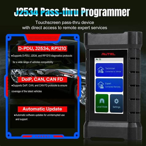 Autel MaxiFlash XLink J2534 Tool Remote Expert ECU Programming Device