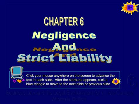 Ppt Negligence And Strict Liability Powerpoint Presentation Free
