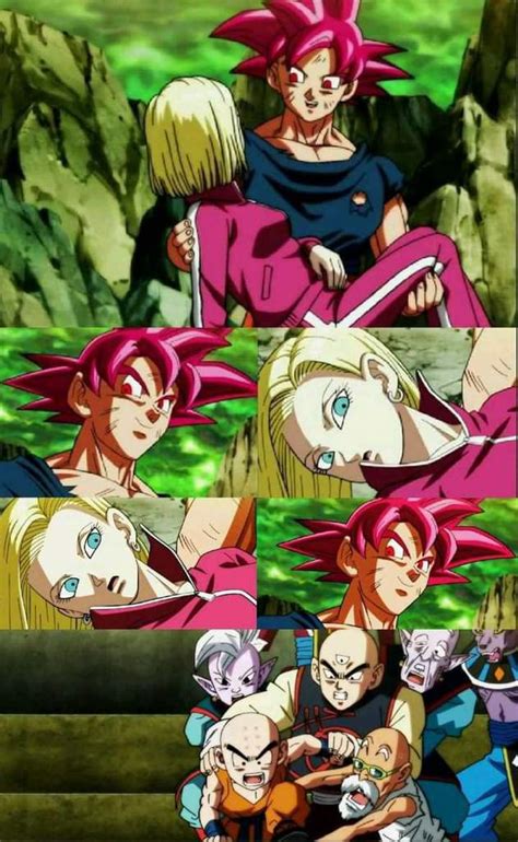 Goku Ssjgod Y 18 Wiki Dragon Ball EspaÑol Amino