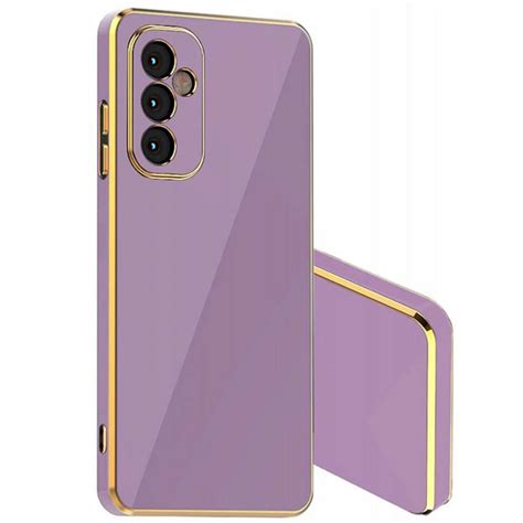 Samsung Galaxy A54 5g Chromatico Modne Etui Flexi Slim Case Fioletowy