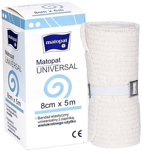 Opaska elastyczna z zapinką Universal m x cm Matopat cena Apteka Internetowa Tanie Leczenie