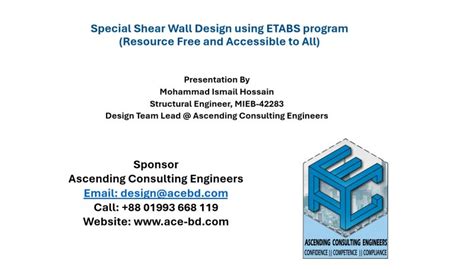 Structuralengineering Etabs Shearwalldesign Civilengineering… Mohammad Ismail 16 Comments