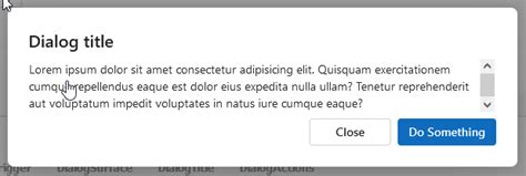 Bug Dialogcontent Scrollbar Always Visible Issue
