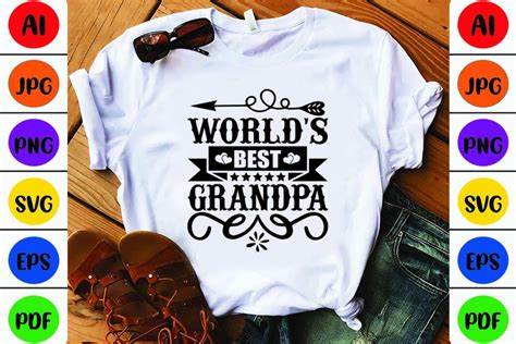 Worlds Best Grandpa Buytshirtdesigns