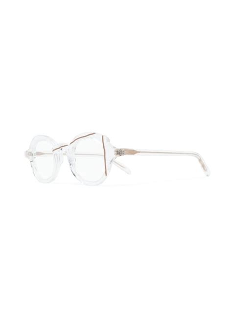 Masahiromaruyama Round Frame Optical Glasses Neutrals Editorialist