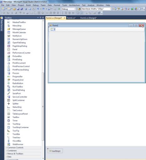 Adding Custom Menu In Windows Forms Application
