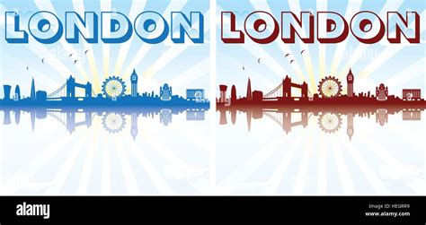 London Vector Skyline Stock Vector Image And Art Alamy