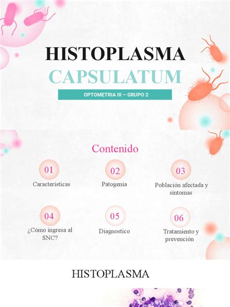 Histoplasmosis Micro Pdf Especialidades Medicas Medicina Clinica