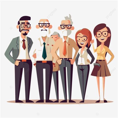 리더십 팀 벡터 늙은 상인 만화 만화 얼굴 손 상표 클립 아트 Png 일러스트 및 벡터 에 대한 무료 다운로드 Pngtree