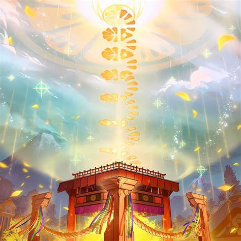 Heavenly Gate Of The Mikanko [artwork] By Nhociory On Deviantart