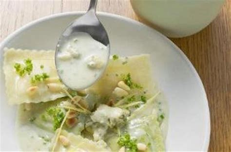 Raviolis Sauce Au Fromage Et Au Citron