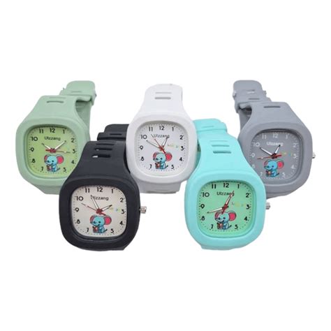 ساعت مچی بچه گانه طرح فیل کد 8016