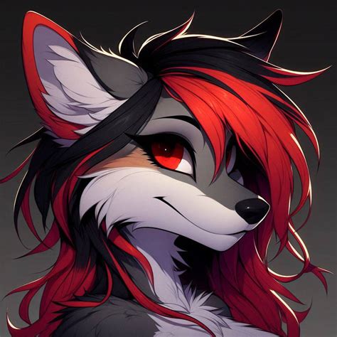 Female Anthro Fox 2 Tone Hair By V8eatr2005 On Deviantart
