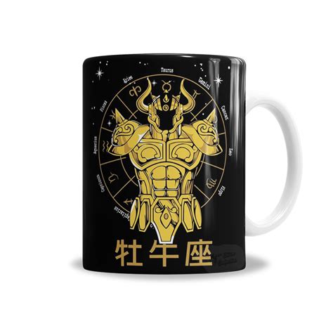 Tazas Caballeros Del Zodíaco Armadura Dorada Tauro Chiva Calenchu